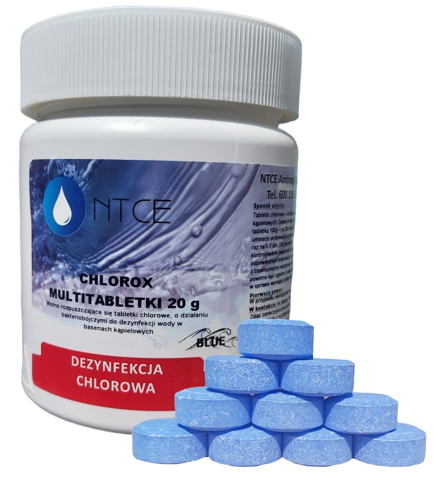 Chlorox Multitabletki 20g BLUE wolno rozpuszczające się do dezynfekcji ...